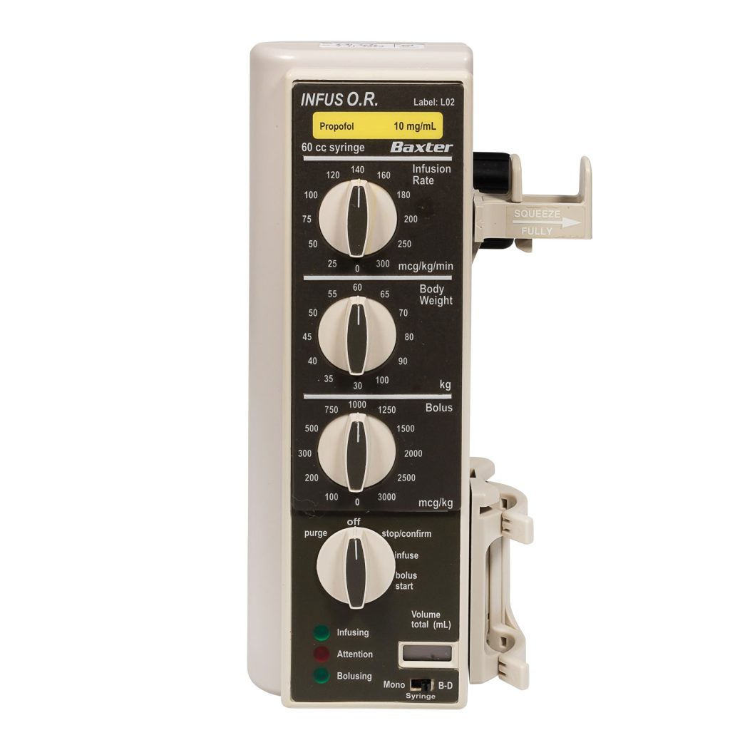 Diagram Of Baxter Infus O.r Pump Pole Clamp Used Baxter Infu